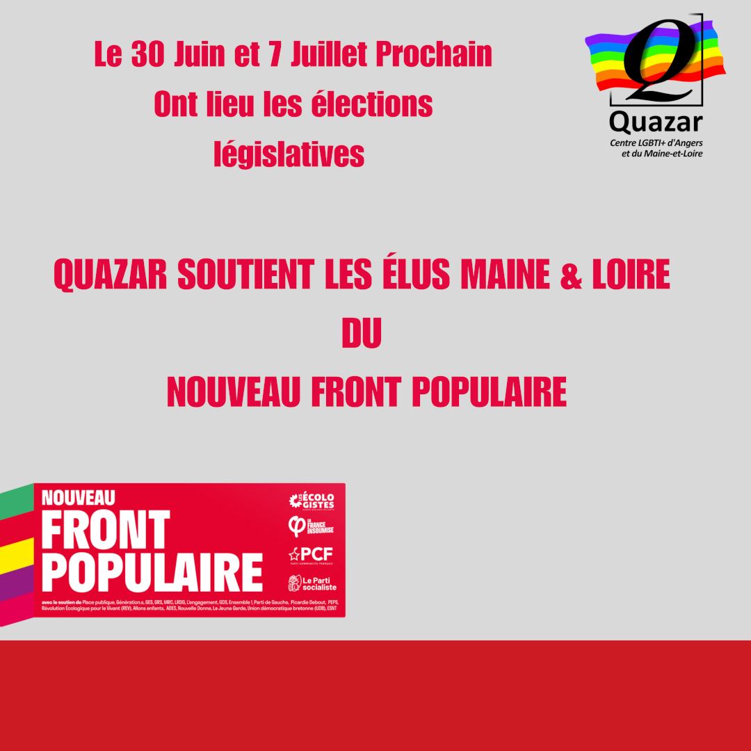 Législatives 2024, 1er tour · Battre le RN en Anjou, affirmer un choix ...